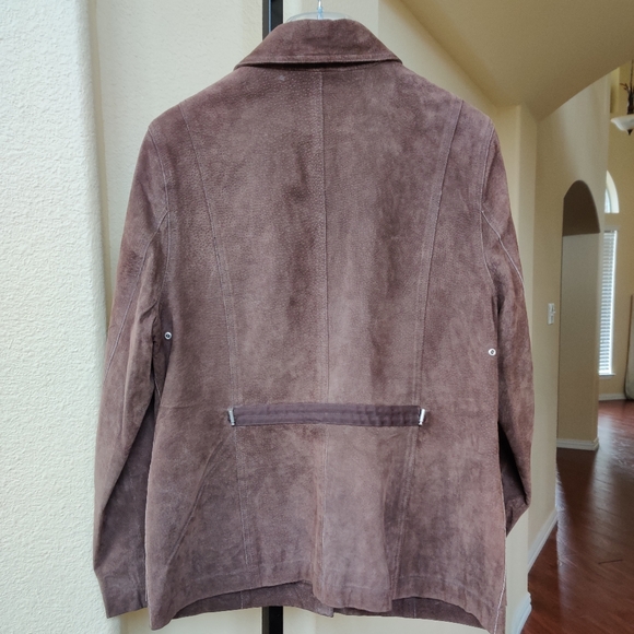 Alain Manoukian | Jackets & Coats | Alain Manoukian Suede Leather ...